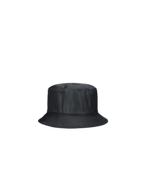 Borsalino Logo Plaque Bucket Hat - Black