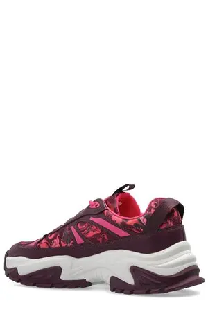 Versace Barocco Printed Lace-up Sneakers