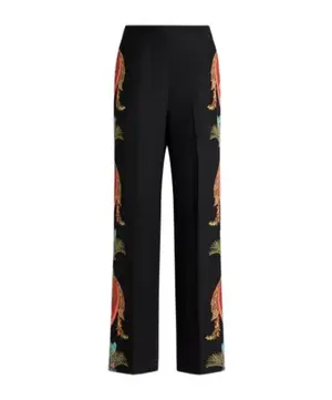 Etro Straight-leg Printed Pants