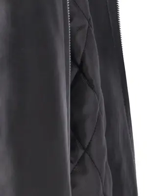 Sportmax High-neck Zip-up Leather Jacket