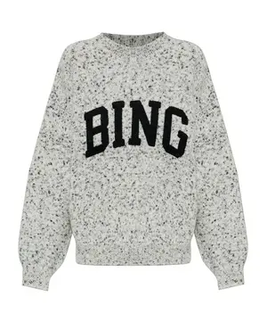 ANINE BING Sydney Sweater With Letter Pattern - Multicolor
