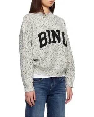 ANINE BING Sydney Sweater With Letter Pattern - Multicolor