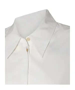 Khaite Minta Curved Hem Shirt