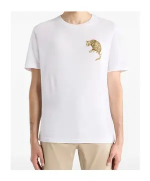 Etro Leopard Printed Crewneck T-shirt