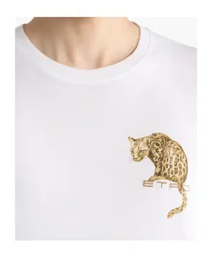 Etro Leopard Printed Crewneck T-shirt