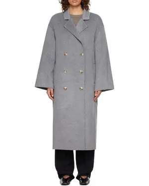 Loulou De Saison Borneo Long Coat - Gray