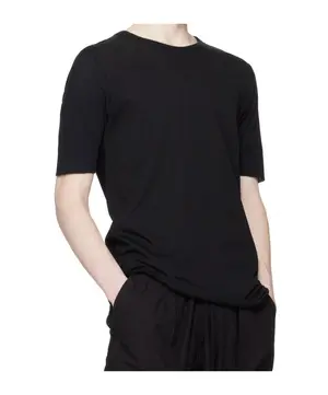 THOM KROM Ribbed-panel T-shirt
