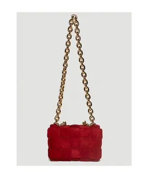 Bottega Veneta Interwoven Detail Shoulder Bag