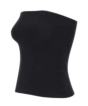 ENTIRE STUDIOS Bandeau Strapless Top - Black