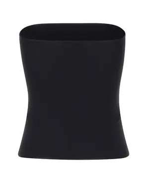 ENTIRE STUDIOS Bandeau Strapless Top - Black