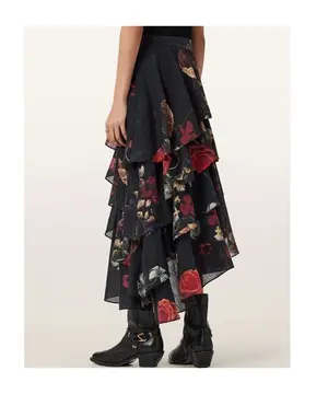 ALLSAINTS Caya Floral Maxi Skirt