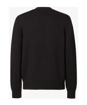 Fendi Crewneck Knitted Jumper With Ff Detail