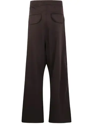 ENTIRE STUDIOS Flap-pocket Wool Trousers - Black
