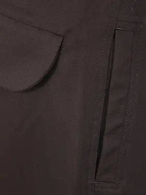 ENTIRE STUDIOS Flap-pocket Wool Trousers - Black