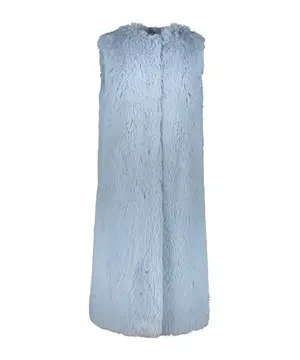 Herno Long Faux Fur Gilet Coat