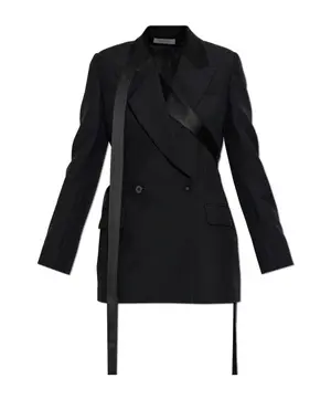 Alexander McQueen Double-breasted Blazer With Strap Detail