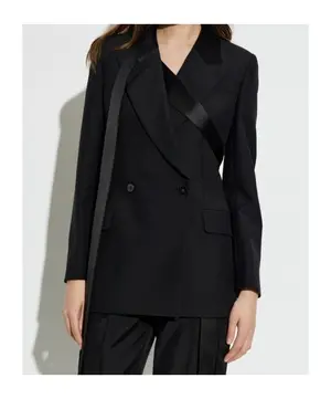 Alexander McQueen Double-breasted Blazer With Strap Detail