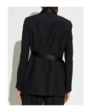 Alexander McQueen Double-breasted Blazer With Strap Detail