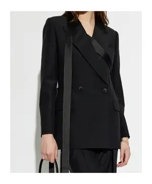 Alexander McQueen Double-breasted Blazer With Strap Detail