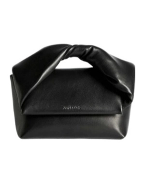 J.W.ANDERSON Twister Logo Debossed Medium Tote Bag - Black