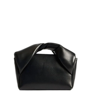J.W.ANDERSON Twister Logo Debossed Medium Tote Bag - Black
