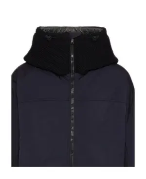 Valentino Garavani Contrast Hooded Jacket