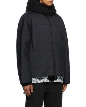 Valentino Garavani Contrast Hooded Jacket