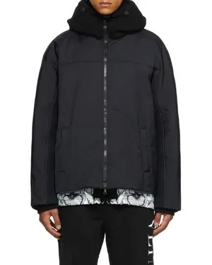 Valentino Garavani Contrast Hooded Jacket