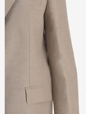 Tagliatore Single-breasted Tailored Jacket - Nude