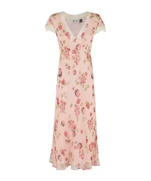 Rixo Printed Clarice Maxi Dress - Pink