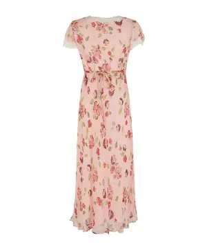 Rixo Printed Clarice Maxi Dress - Pink