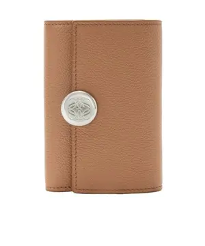 Loewe Small Vertical Wallet - Mocha