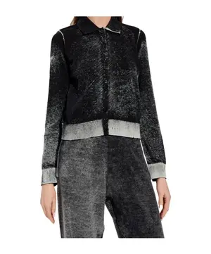 DIESEL® M-loren Faded Reverse Printed Cardigan