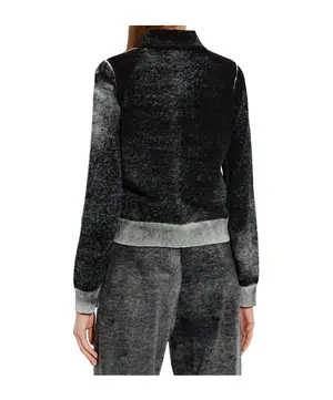 DIESEL® M-loren Faded Reverse Printed Cardigan