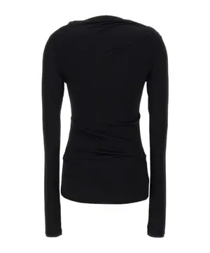 ENTIRE STUDIOS Draped Long Sleeve Knit Top
