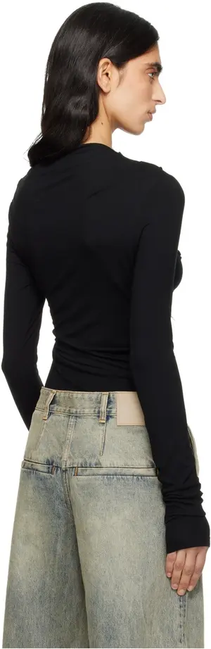 ENTIRE STUDIOS Draped Long Sleeve Knit Top