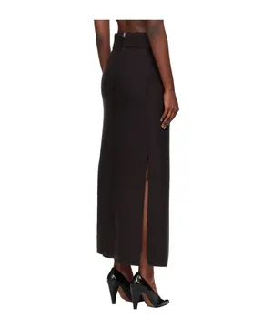 LANVIN Melden Wool Midi Skirt