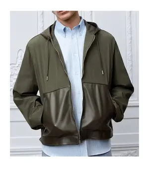 Dior Panelled Zip-up Hooded Jacket