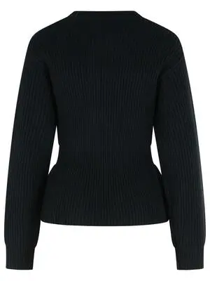 LISA YANG Miriella Ribbed Knit Sweater