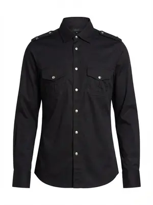 Gucci Button Shirt - Black