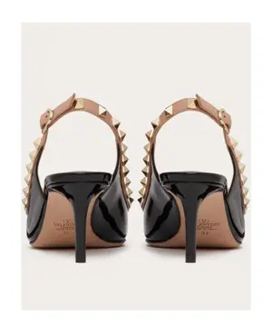 Valentino Garavani Rockstud Bow Pointed Toe Pumps