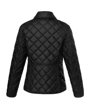 Burberry Quilted Cotton-padded Long-sleeve Jacket - Black