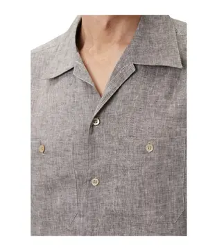 Brunello Cucinelli Mélange-effect Button-up Shirt