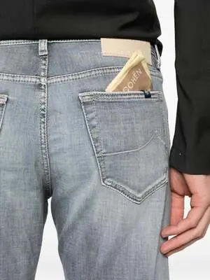 Jacob Cohen Slim-fit Jeans With Classic Five Pockets - Light Gray
