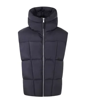 THOM KROM Quilted Hooded Vest