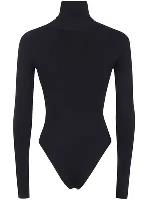 ENTIRE STUDIOS Ribbed Turtleneck Long-sleeve Bodysuit