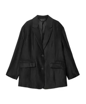 ALLSAINTS Charley Oversized Single Breasted Blazer