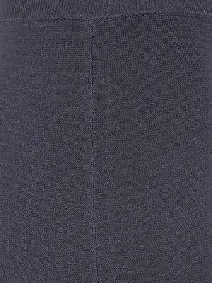 ENTIRE STUDIOS Ribbed-knit Midi Skirt - Black