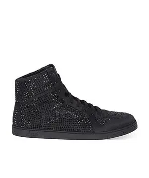 Gucci Embellished High Top Sneakers