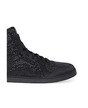 Gucci Embellished High Top Sneakers